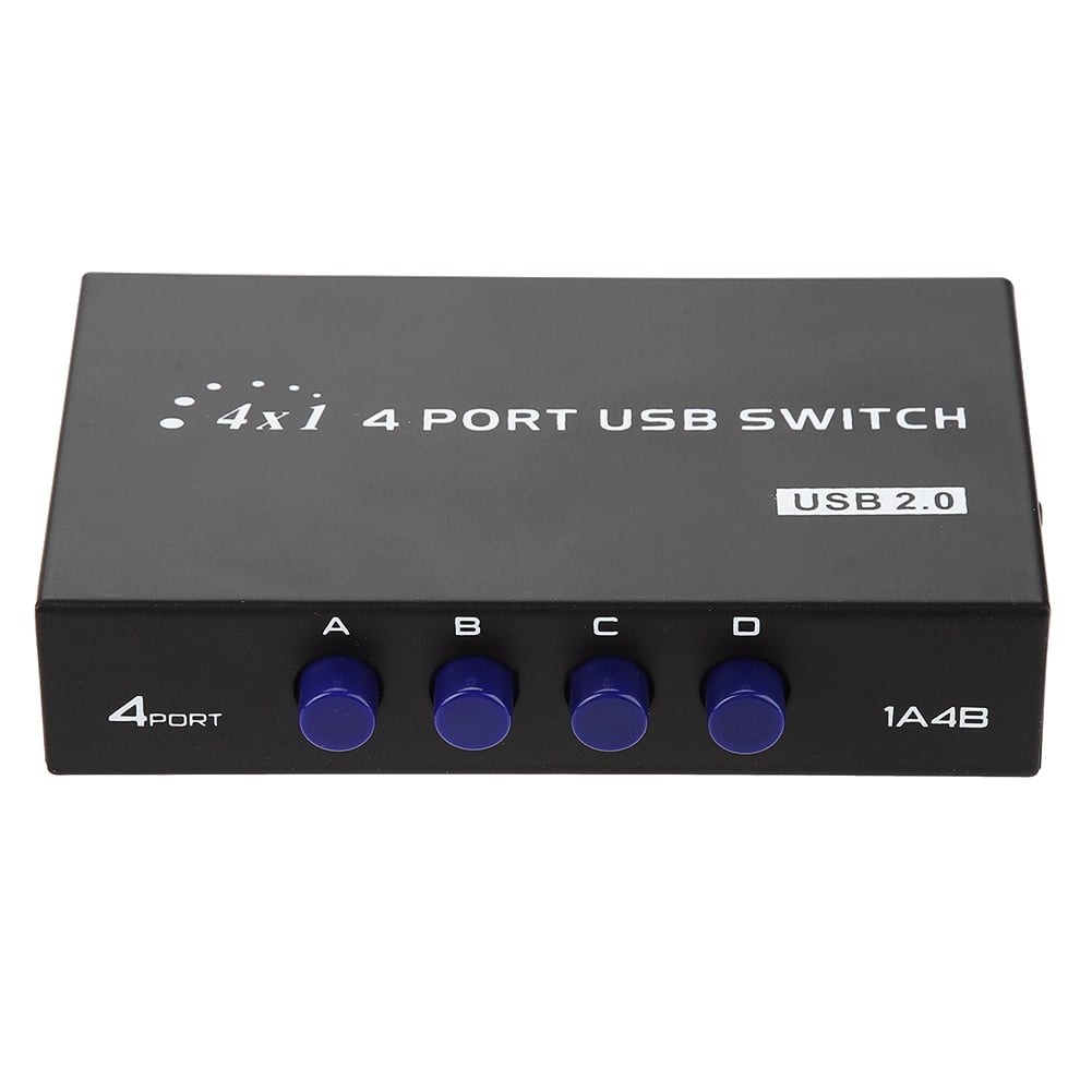 electronics 2/4 Port USB 2.0 Manual Sharing Switch Switcher Box for PC ...