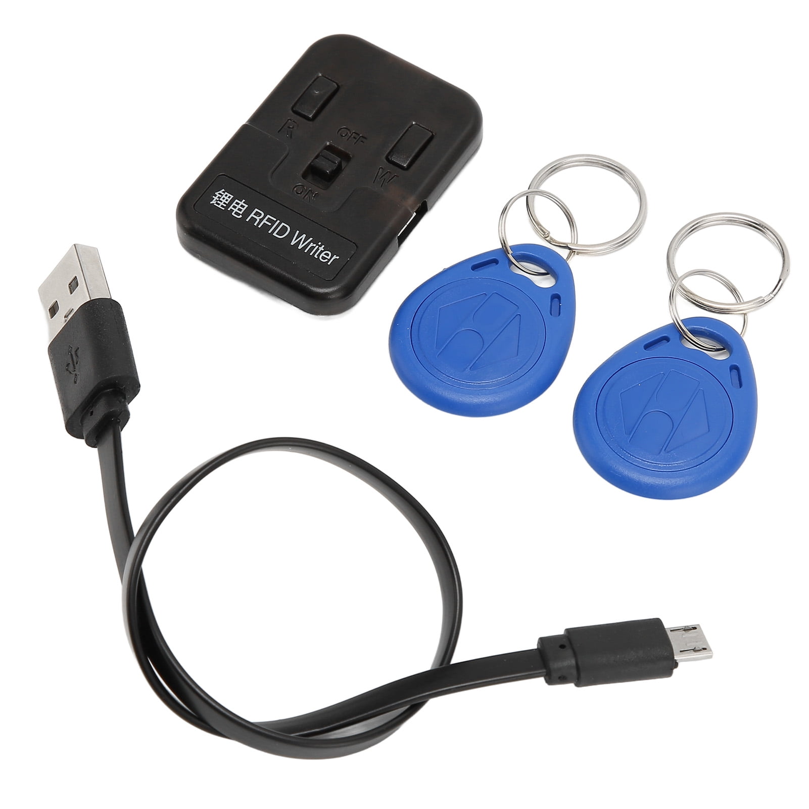 electronics ID Card Reader Writer 125KHz USB Charging Portable ID Card ...
