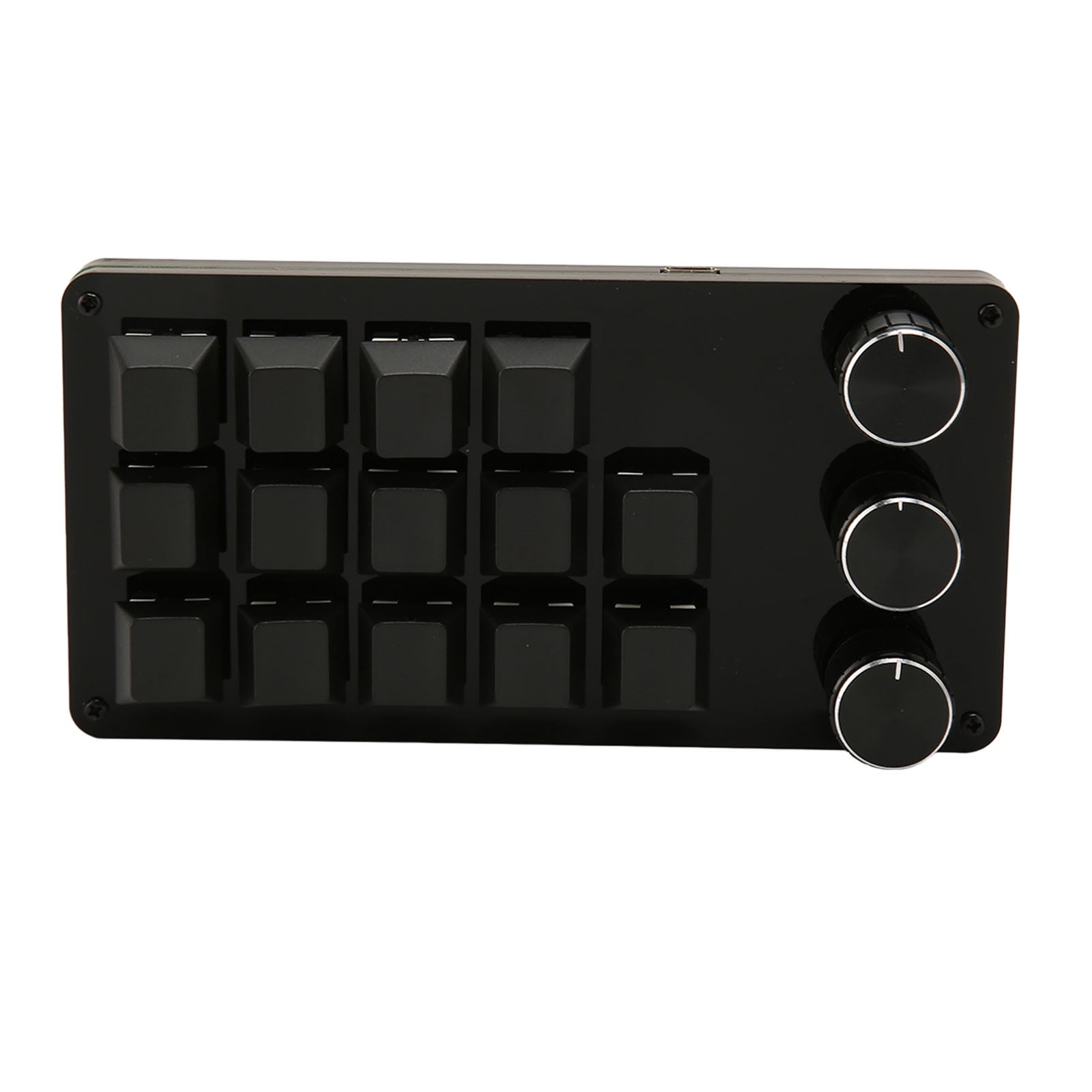 Electronics Mini Custom Keypad 14 Keys 3 Knobs Programmable Blue Switch Hot Swappable