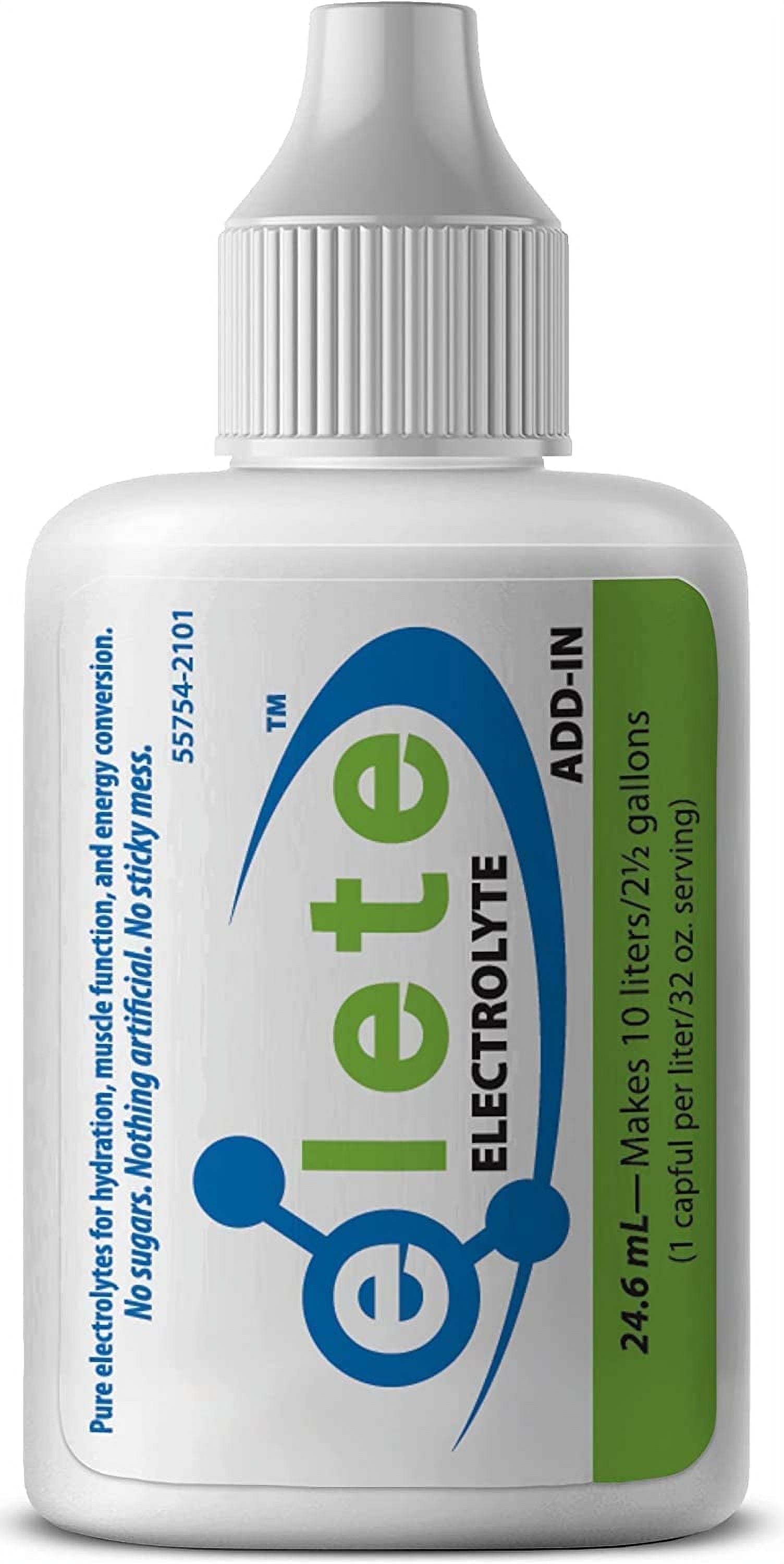 elete – Electrolyte Add-In – 1 Pocket Bottle – 4 Essential Electrolytes ...