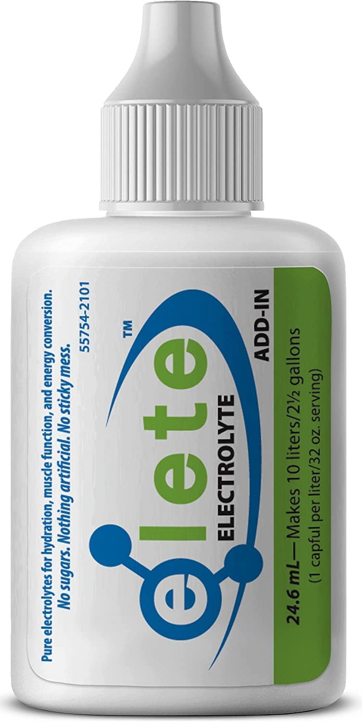 elete – Electrolyte Add-In – 1 Pocket Bottle – 4 Essential Electrolytes ...
