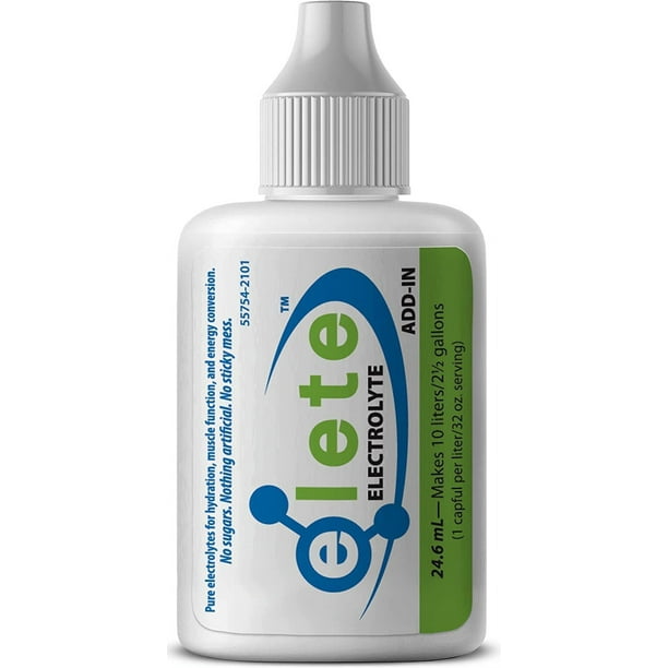 elete – Electrolyte Add-In – 1 Pocket Bottle – 4 Essential Electrolytes ...
