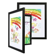 2 Pack Kids Art Frame, Personalized Changeable Art Work Frames Display ...