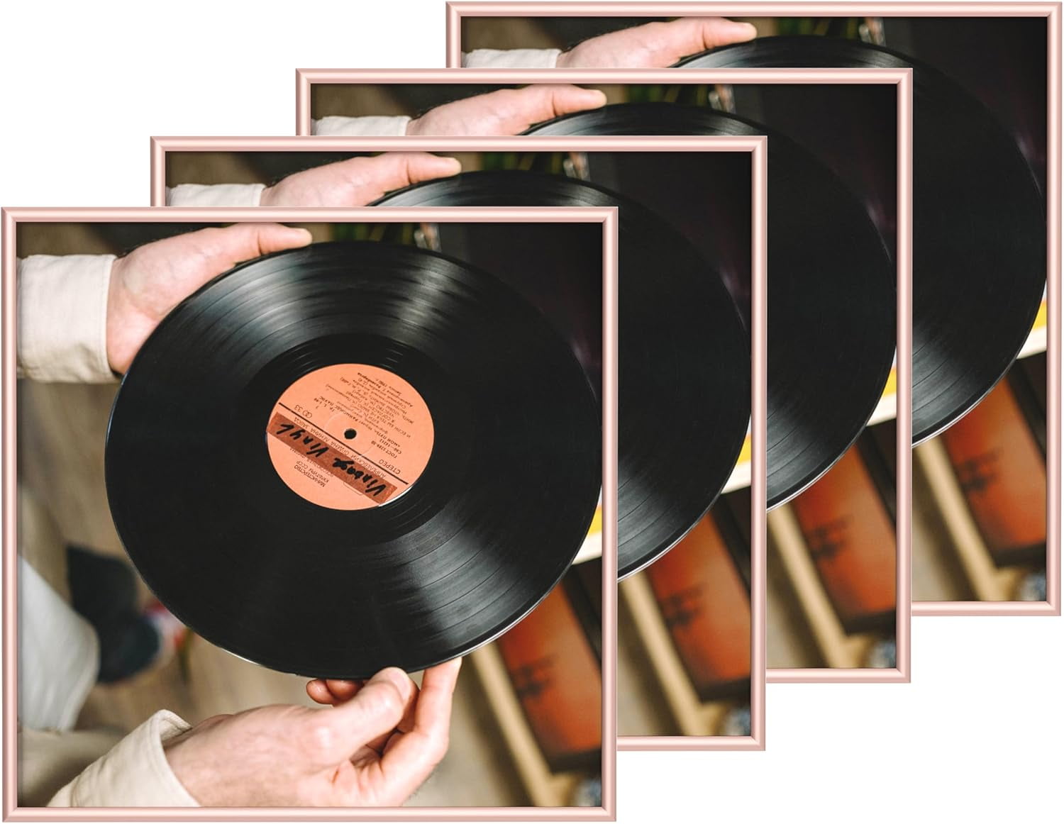 eletecpro 12.5x12.5 Record Frames with Acrylic Cover Made of Aluminum ...