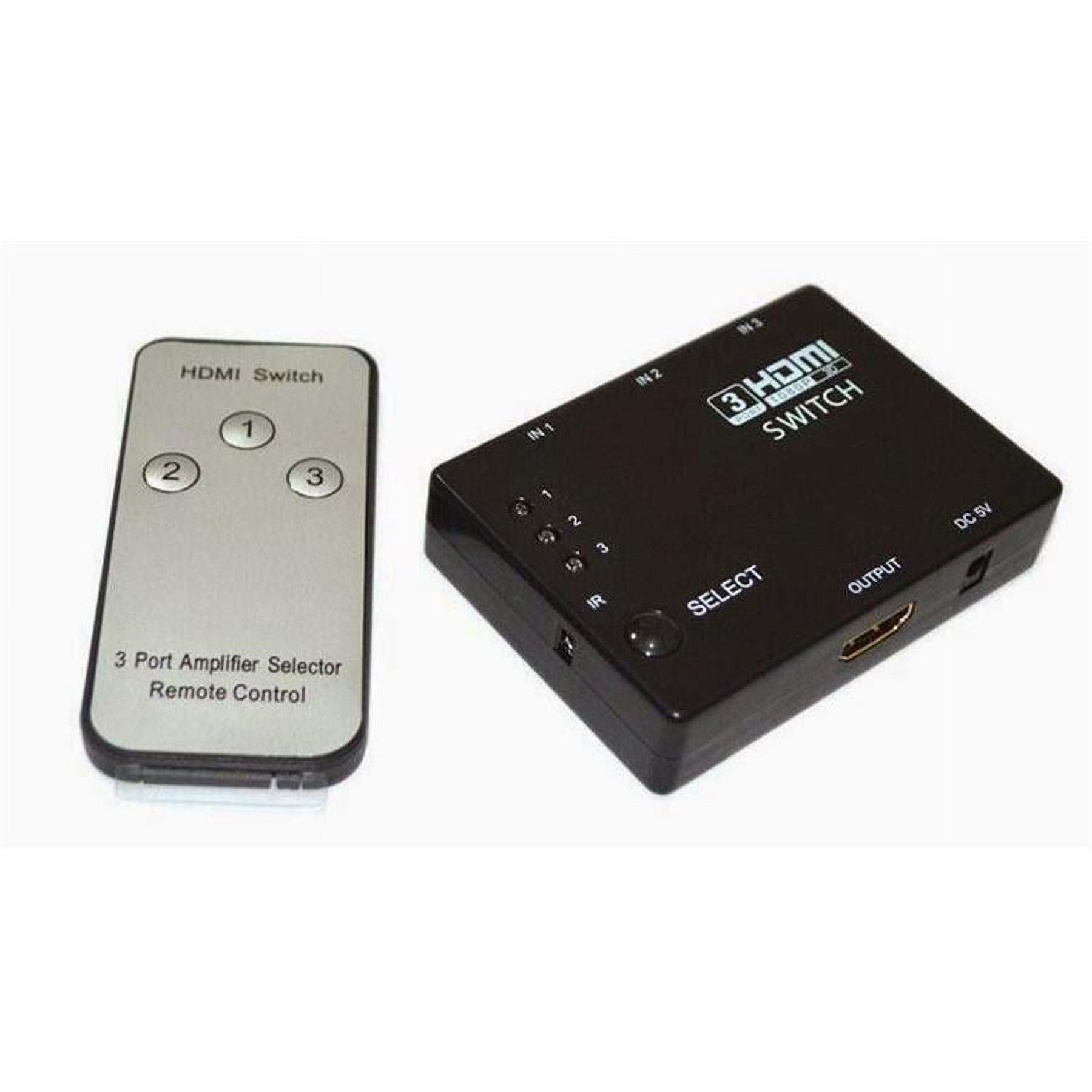 elink 3 Ports HDMI SWITCH With Remote Control - Walmart.com