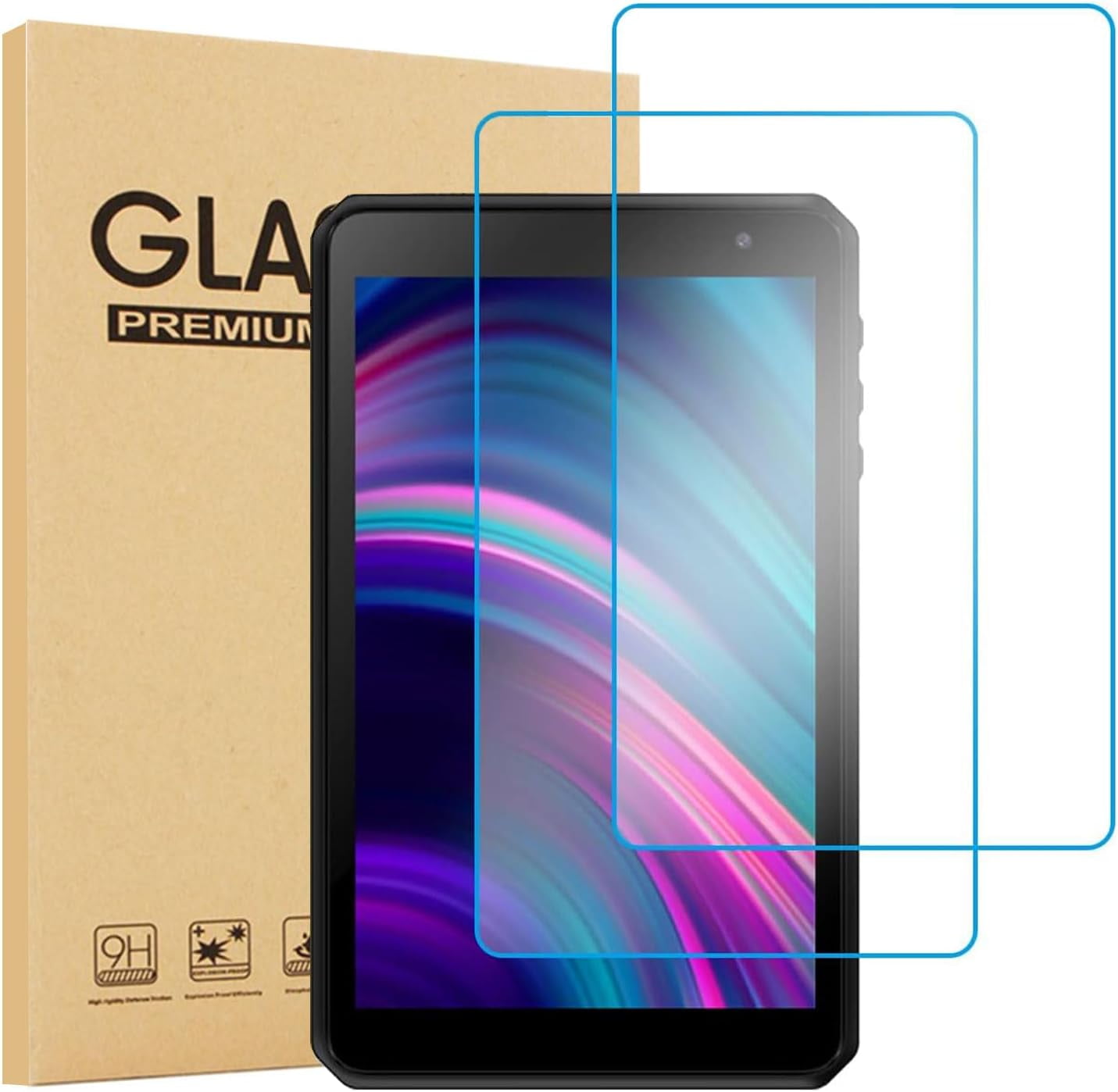 elitegadget 2-Pack Glass Screen Protector For BLU M8L 2022/2021 8 ...