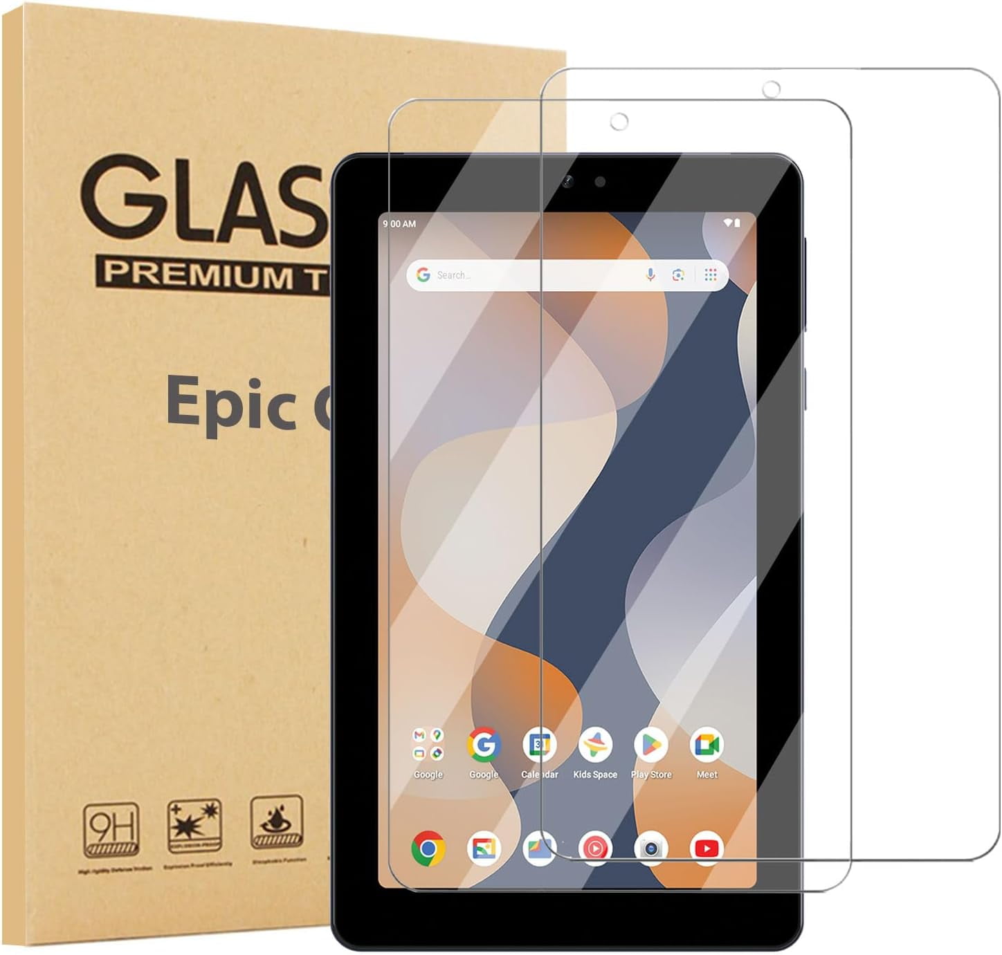 elitegadget 2 Pack Glass Screen Protector for Onn 7 Inch Tablet Gen 4 ...