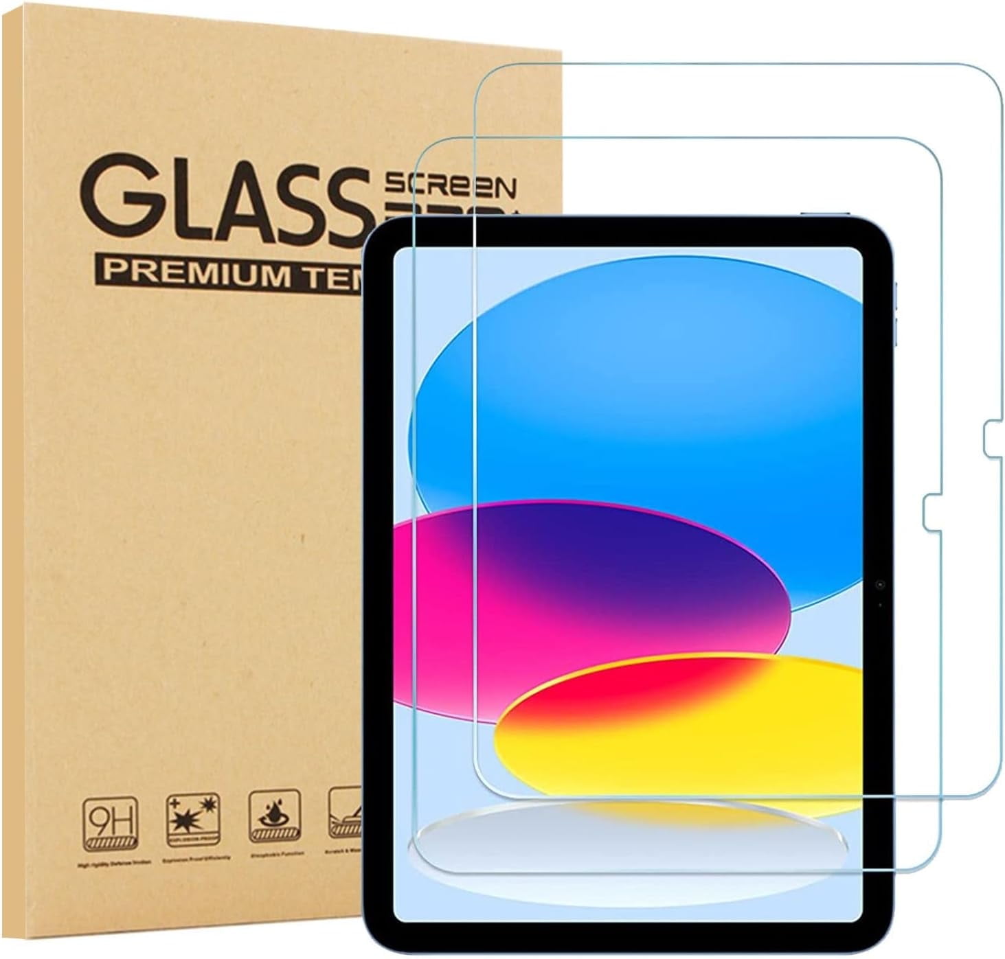 elitegadget Glass Screen Protector for iPad 11th & 10th Generation 2 ...