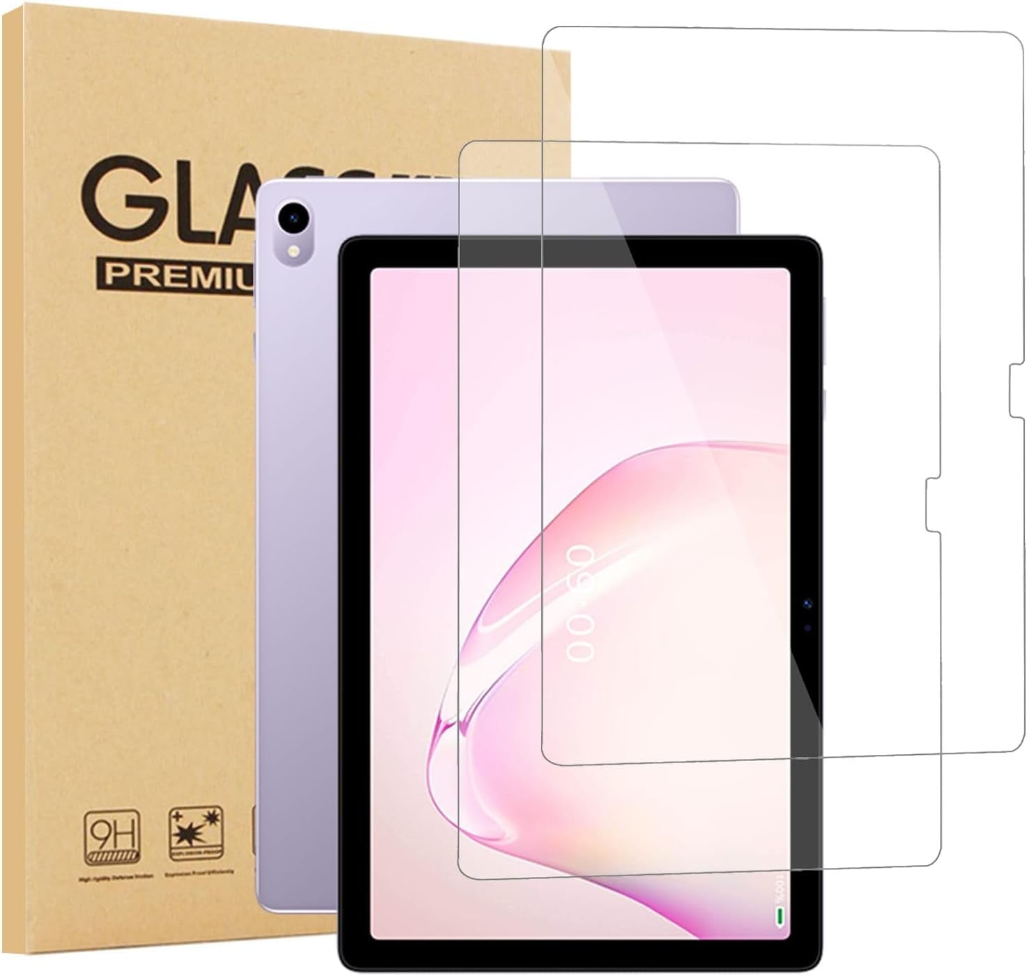 elitegadget 2 Pack Glass Screen Protector for onn. 10 (2024, Gen 4) 10. ...