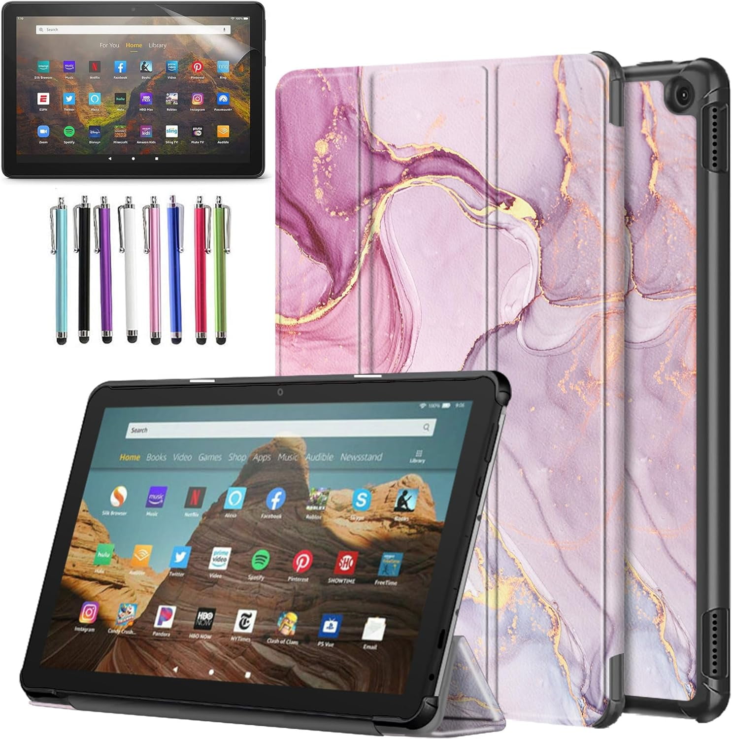 "Elitegadget Tri-fold Case for Fire HD 10.1"" Tablet (13th Gen, 2023 ...