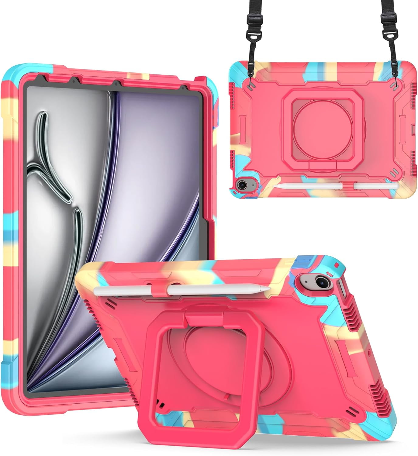 elitegadget Case for iPad Air 11 Inch (M2, 6th Generation 2024) - Dual ...
