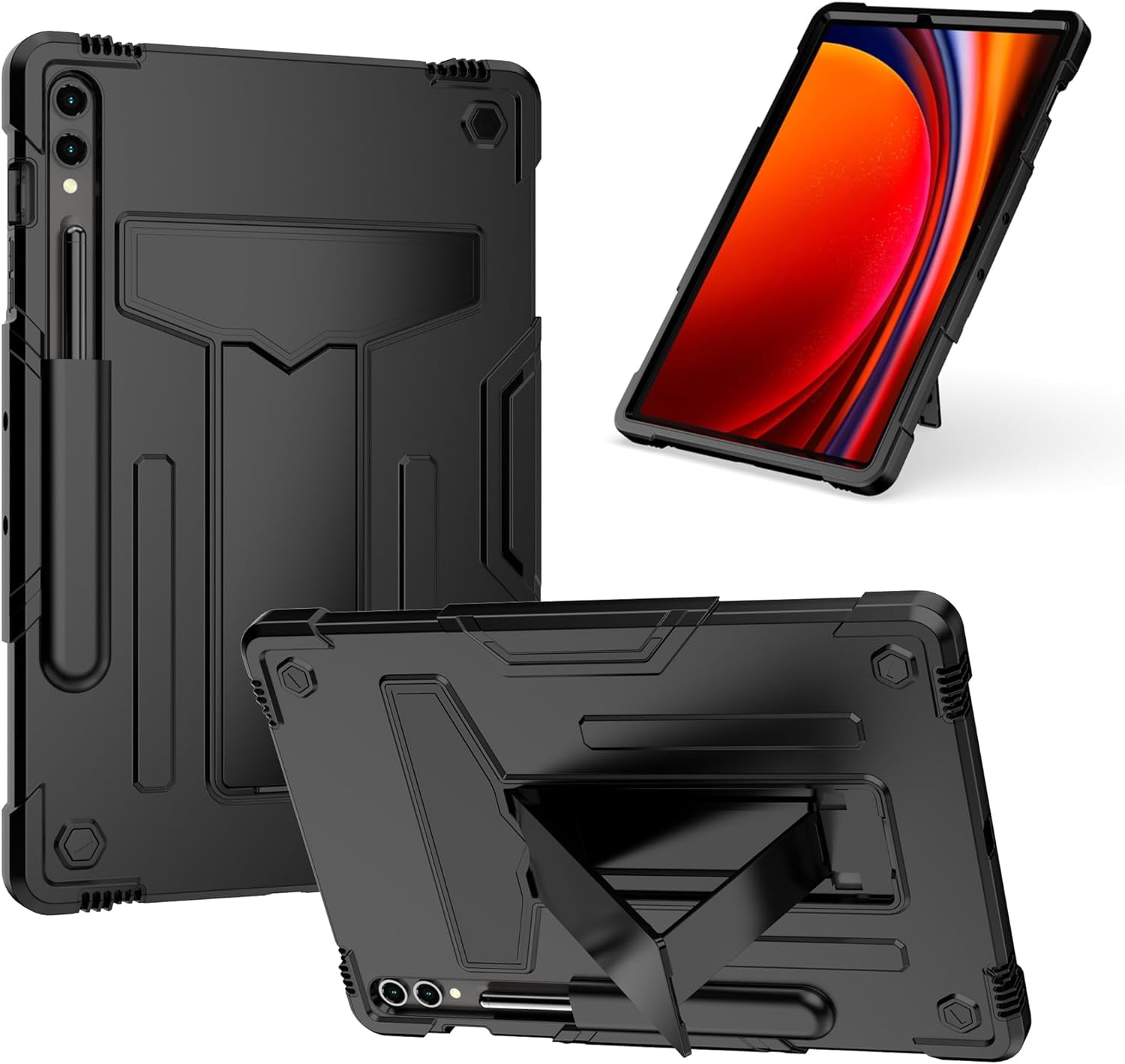 elitegadget Dual Layer Case for Samsung Galaxy Tab S9 FE+ Plus 12.4 ...