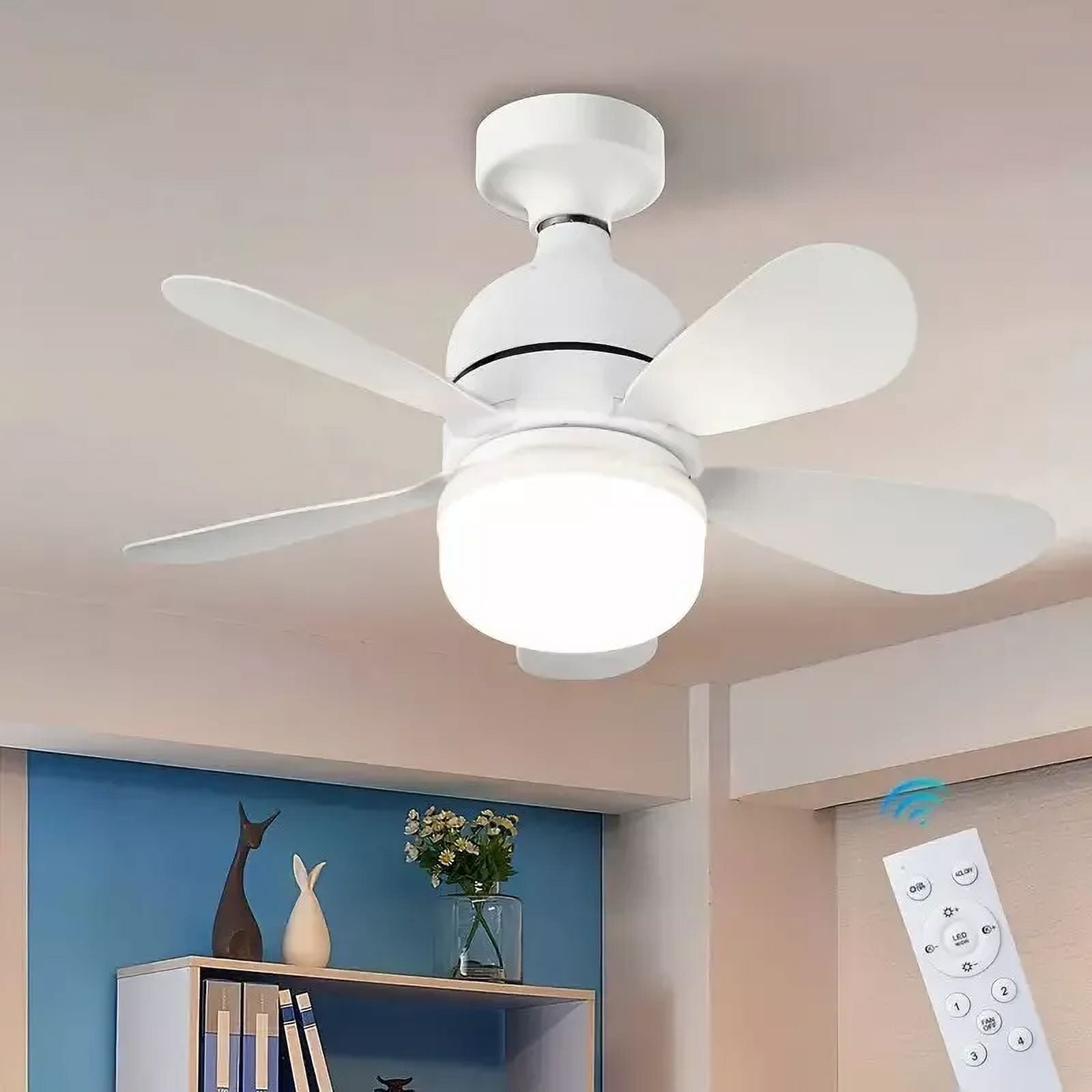 elitegadget Socket Ceiling Fans with Lights and Remote - Socket Fan ...