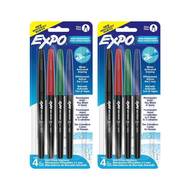 ell Brands SAN2211318-2 Vis-a-Vis Fine Point Wet Erase Markers ...