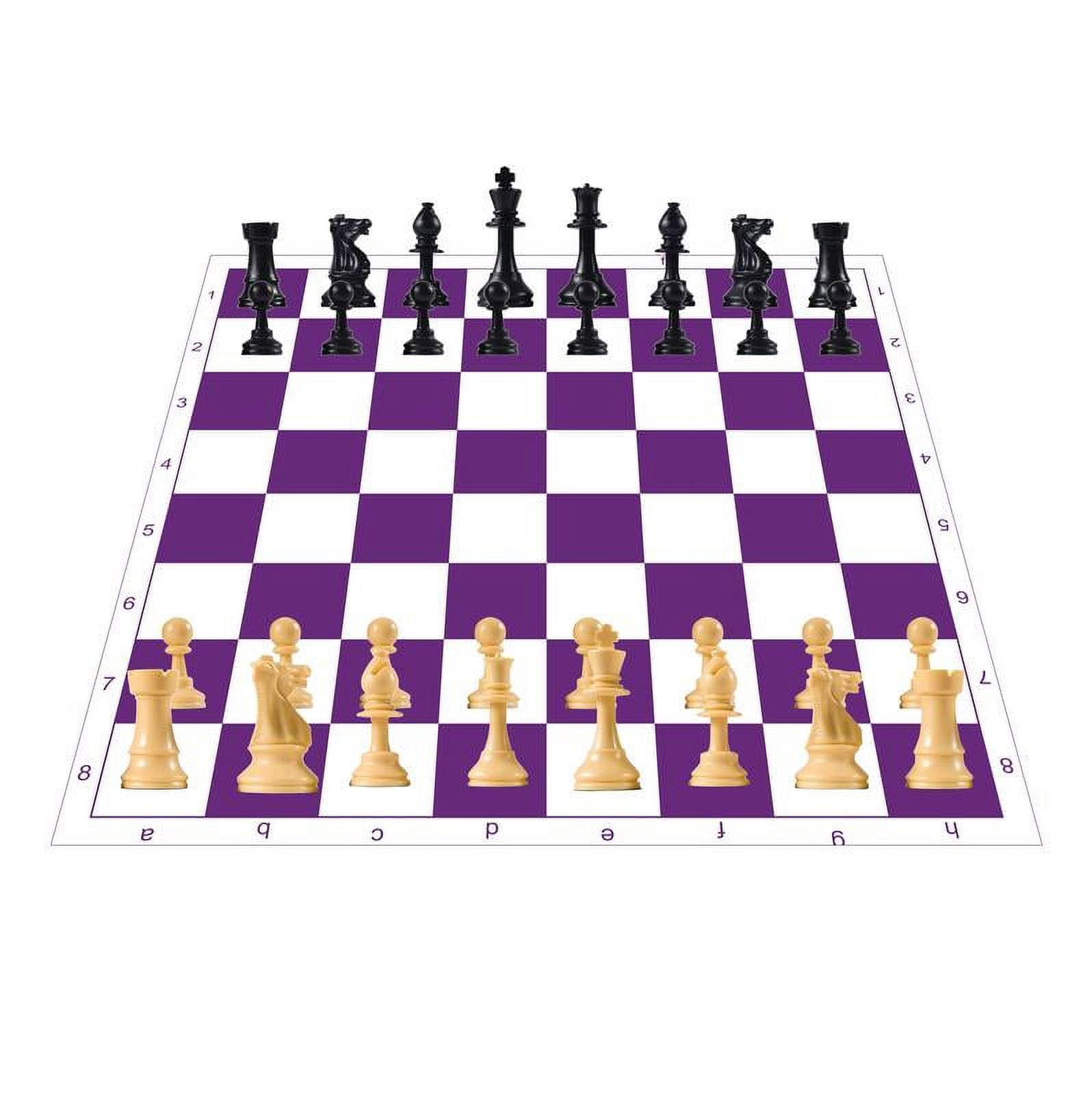 eloria 10" Inch Tournament CHESS Board, Canvas Board Queens Game Chess ...