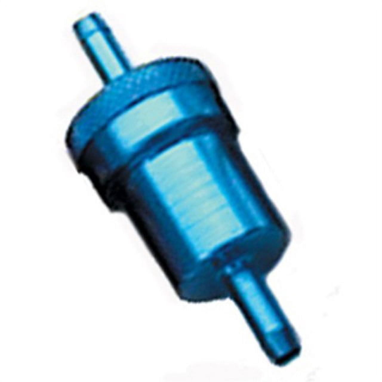 emgo 14-34431 blue 5/16" anodized aluminum fuel filter - Walmart.com