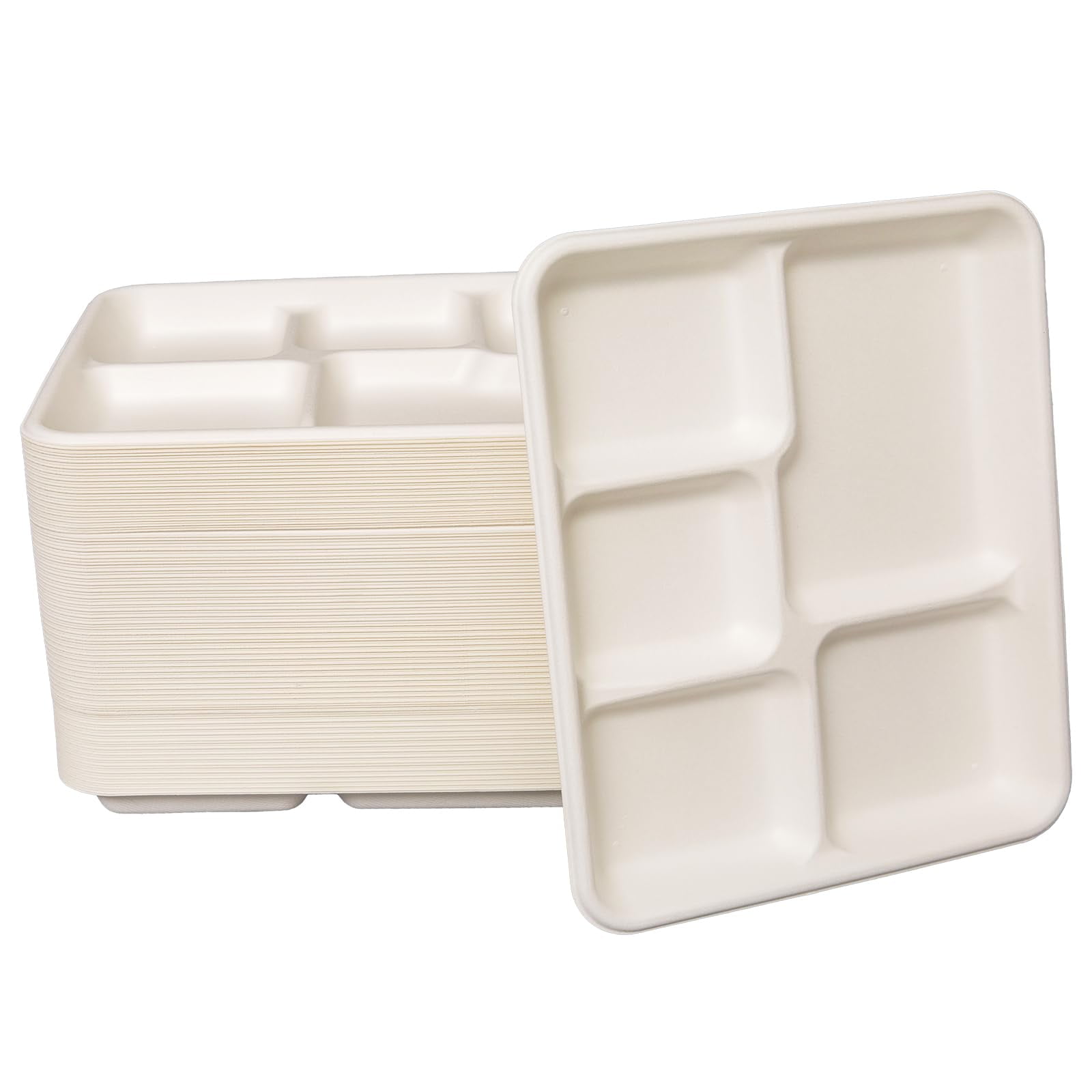 emlifepak Small and Shallow RRF12 10.25 * 8.25inch 5 Plates 125pack ...