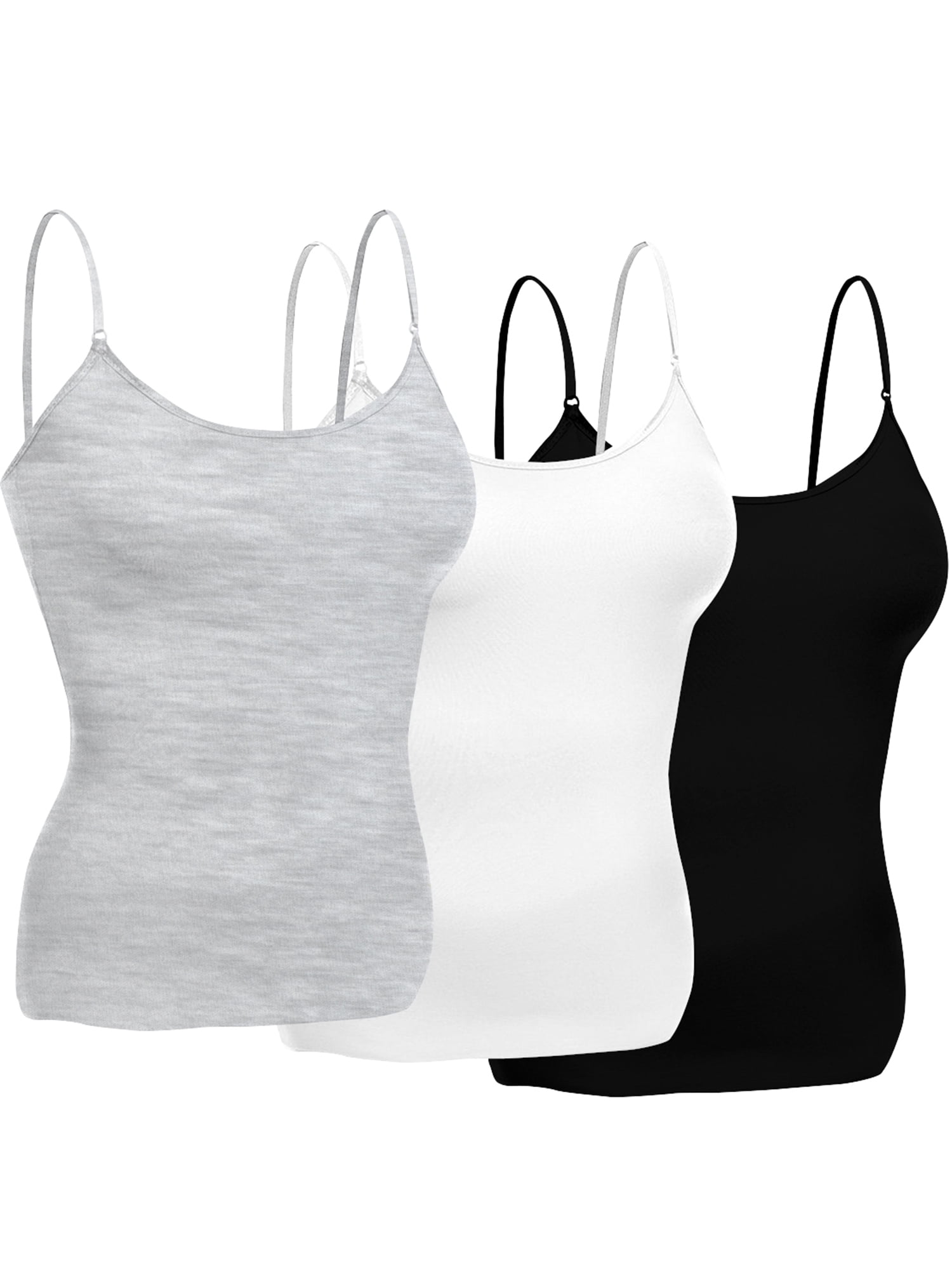 Emmalise Women Short Camisole, Adjustable Spaghetti Straps, Stretch ...