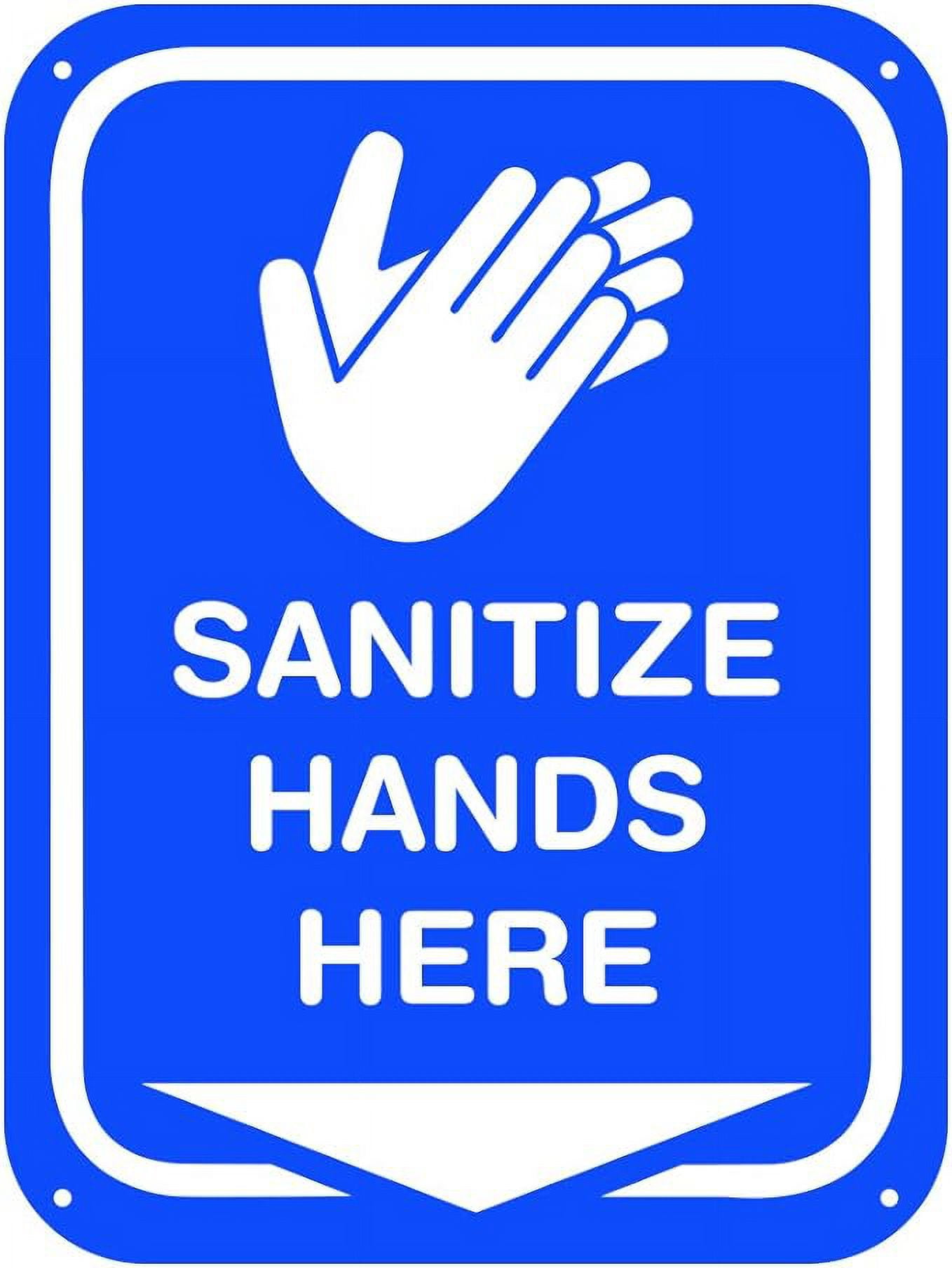 Emooshi Sanitize Hand Sign With Down Arrow Direction Keep Your Hands