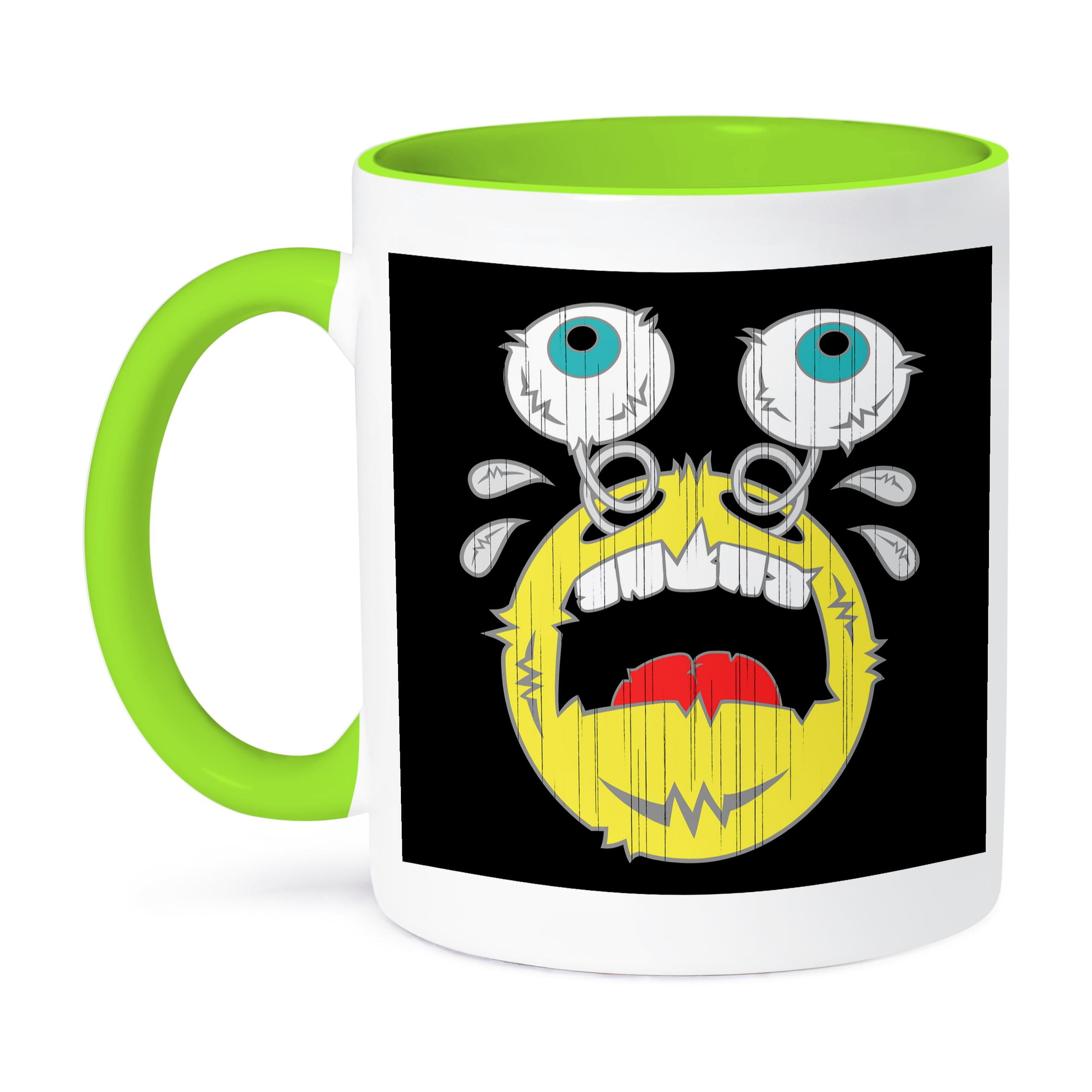 3dRose, emoticon, distressed image, freakin crying, gray lineart on ...