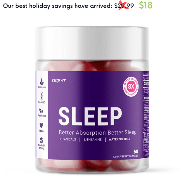 empwr Nutrition Midnight Chews, Scientifically-Designed Sleep Gummies ...