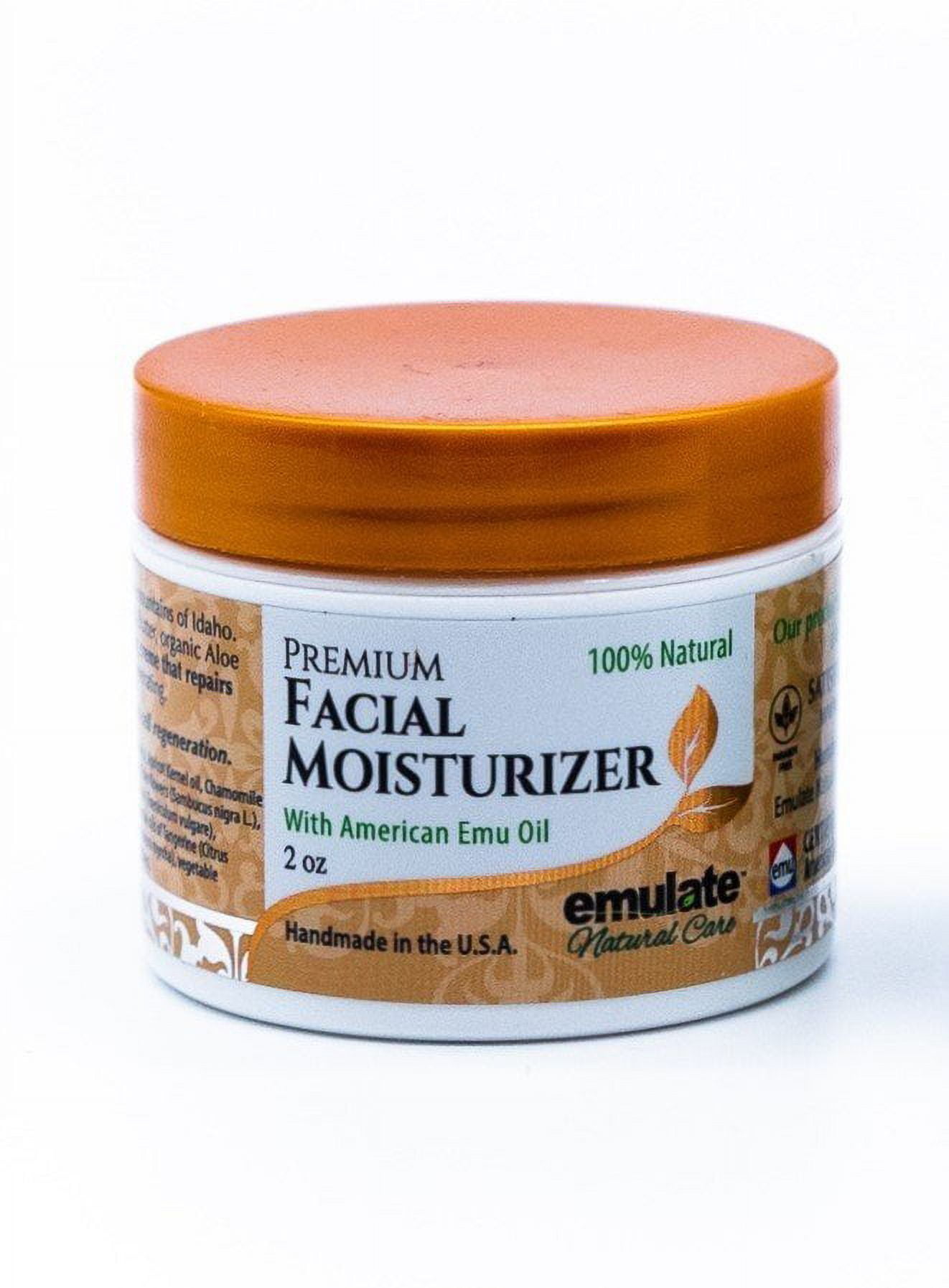 emulate Natural Care Emu Oil Facial Moisturizer 2 oz Cream - Walmart.com