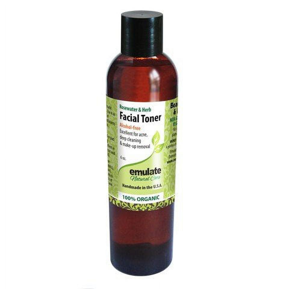 emulate Natural Care Moringa Rosewater & Herb Facial Toner 4 oz Liquid ...