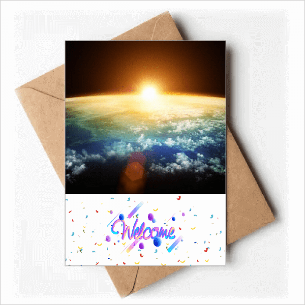 en shines surface illustration pattern Welcome Back Greeting Cards ...
