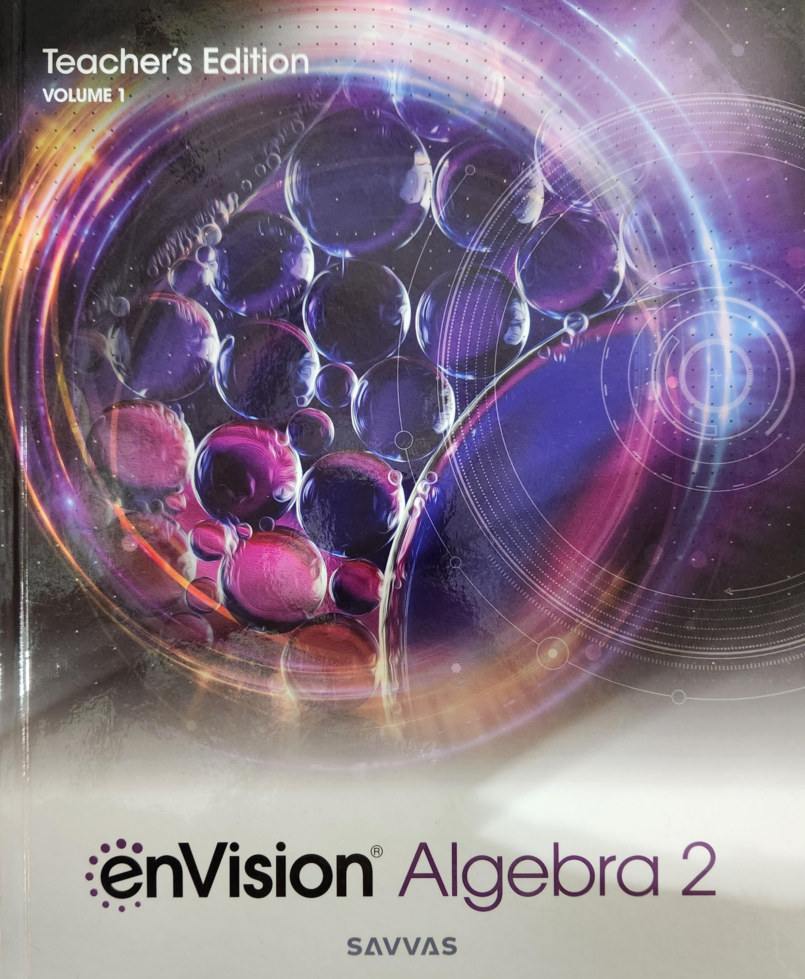 enVision Algebra 2, Volume 1, Teacher's Edition, c. 2024, 9781418401962 ...