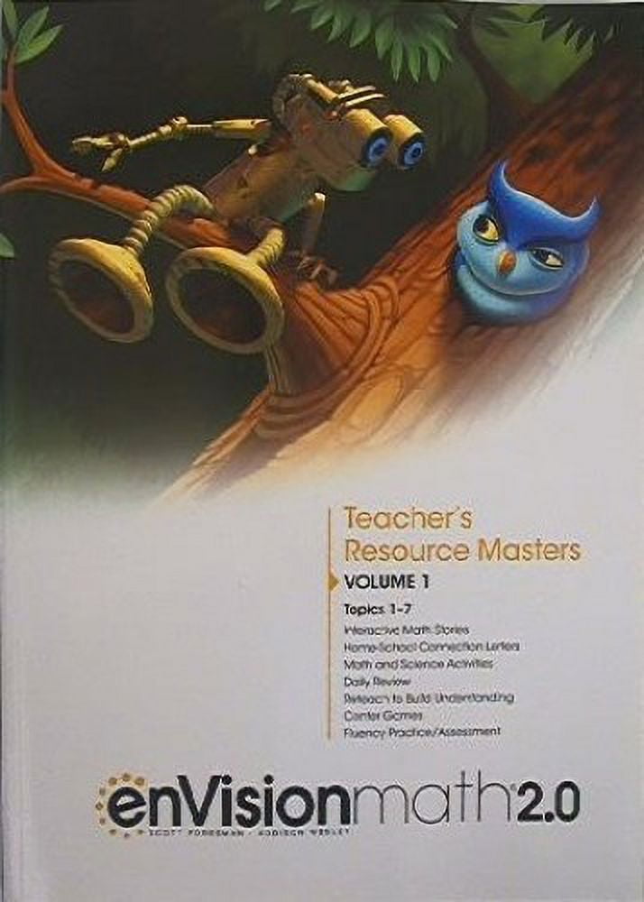 Pre-Owned enVision Math 2.0: Teacher's Resource Masters, Grade 1 Volume ...