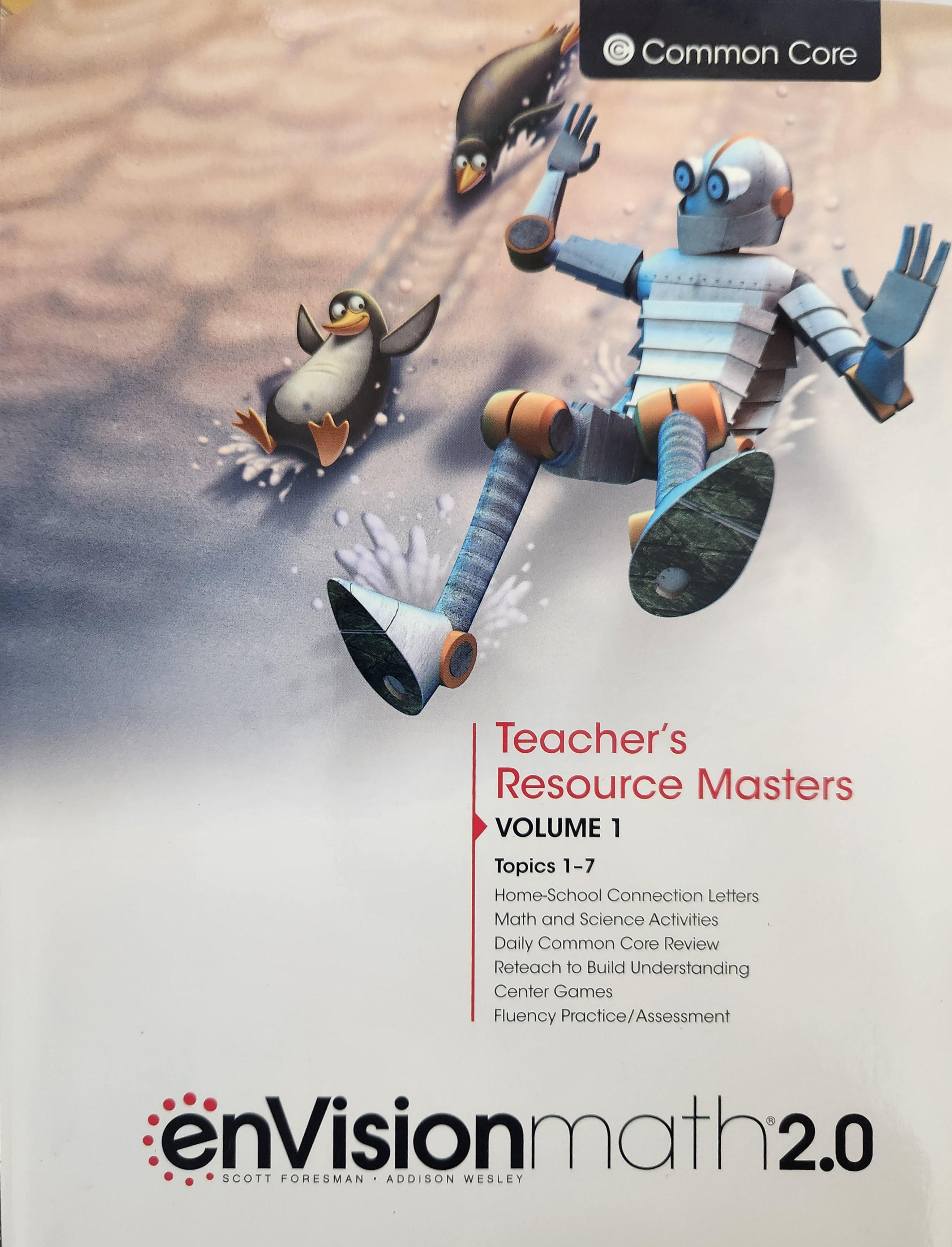 enVision Math 2.0 Teacher's Resource Masters Grade 3 Volume 1 Topics 1 ...