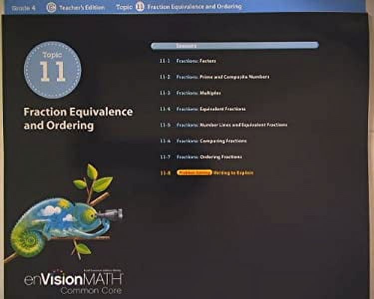 Pre-Owned enVision Math, Common Core, Teacher's Edition, Grade 2 Topic ...