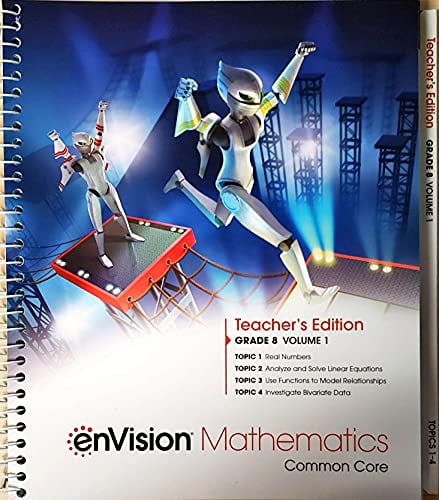 enVision Mathematics, Common Core, Grade 8, Volume 1, Topics 1-4 ...