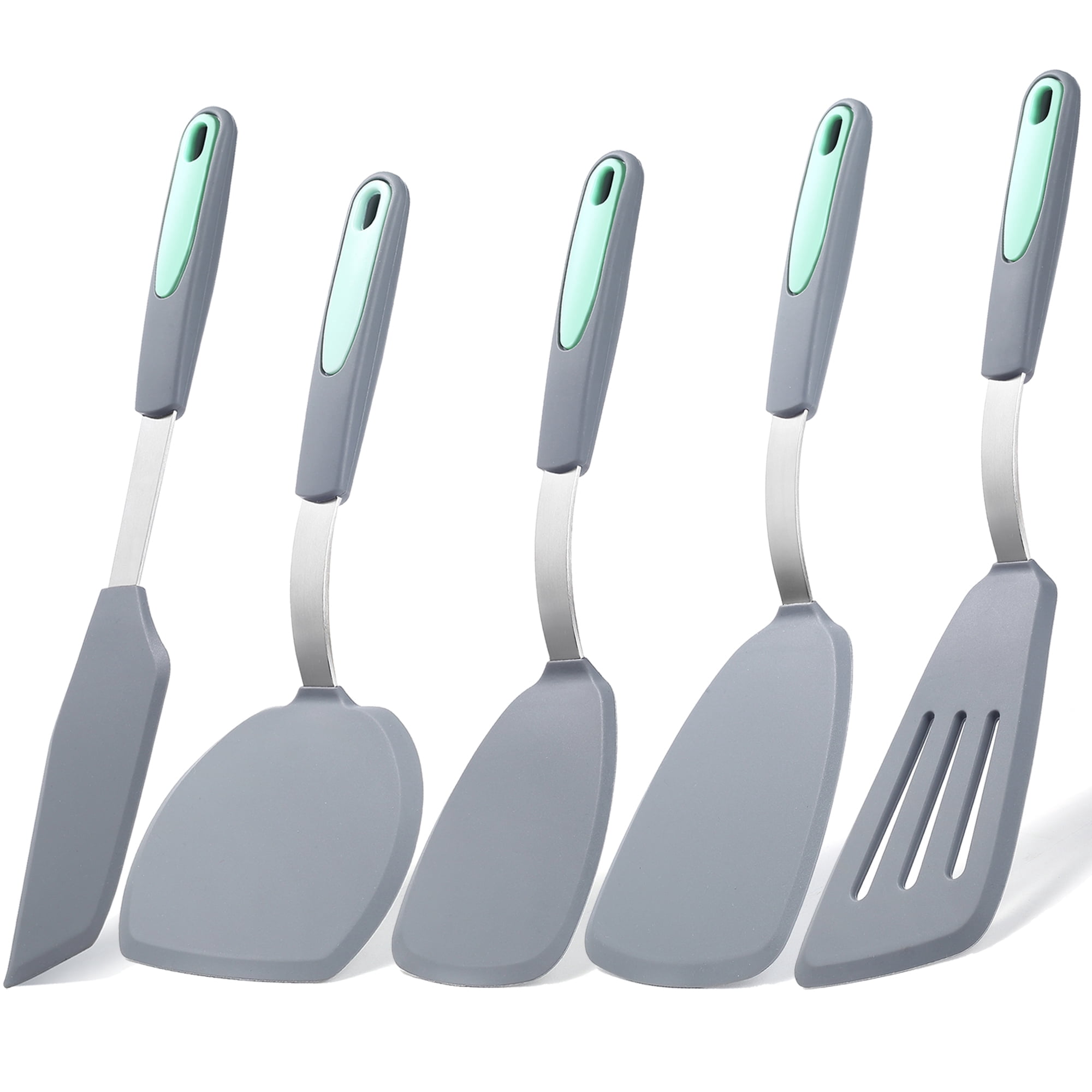 To Encounter 5 Pieces Silicone Spatula Set, BPA Free, Heat Resistant ...
