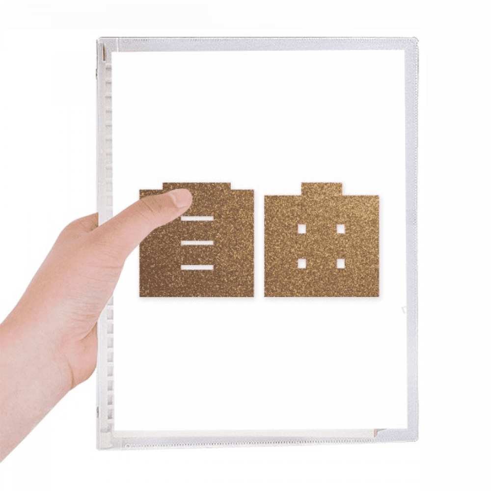 encouragement wealth quality value notebook loose diary refillable ...