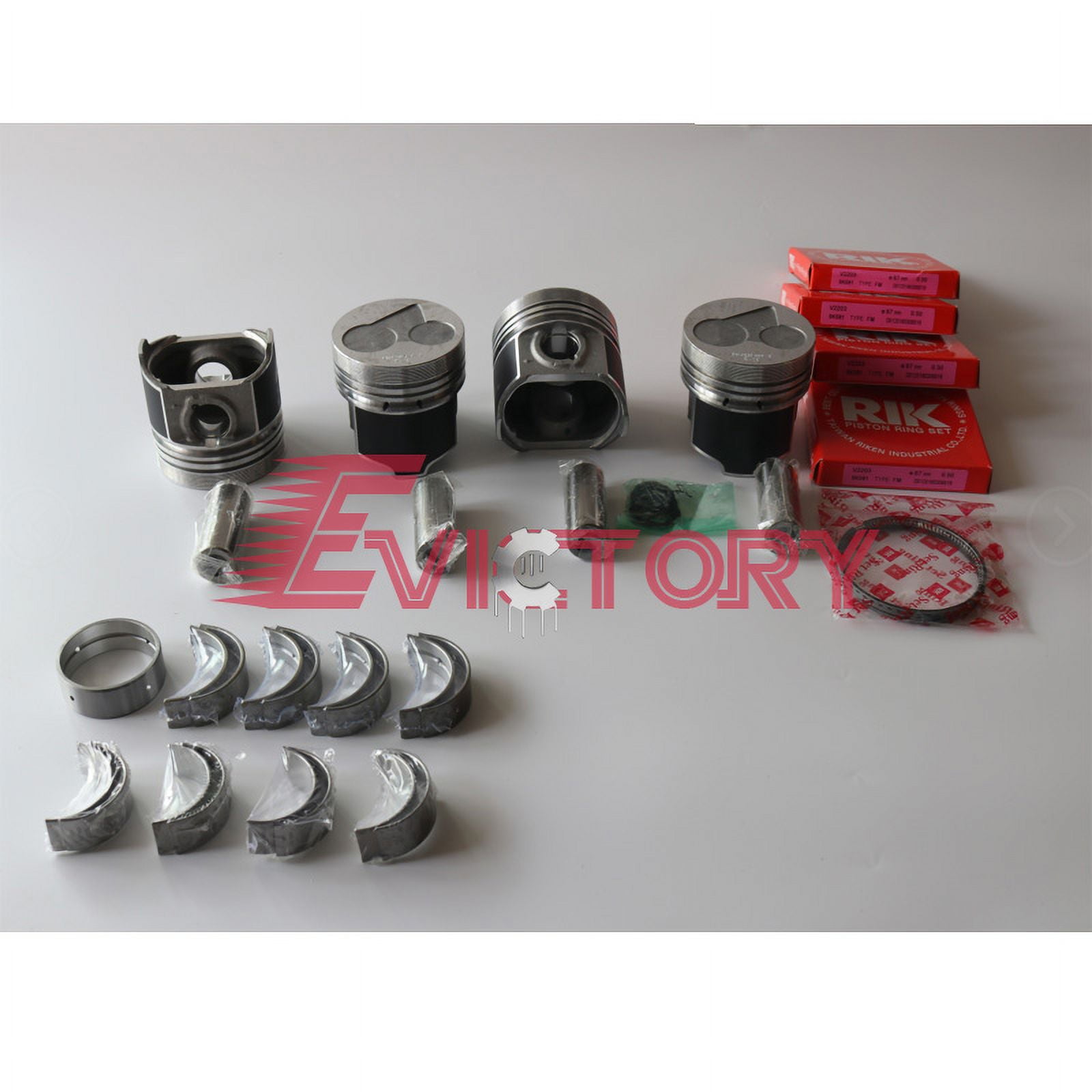 engine overhaul parts - for Kubota V2203 Pistons Piston Ring Bearings ...