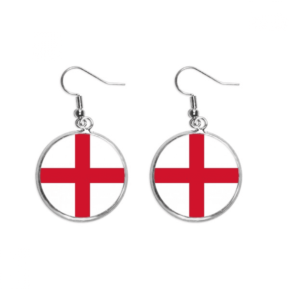 england national flag eu country ear dangle silver drop ear jewelry ...