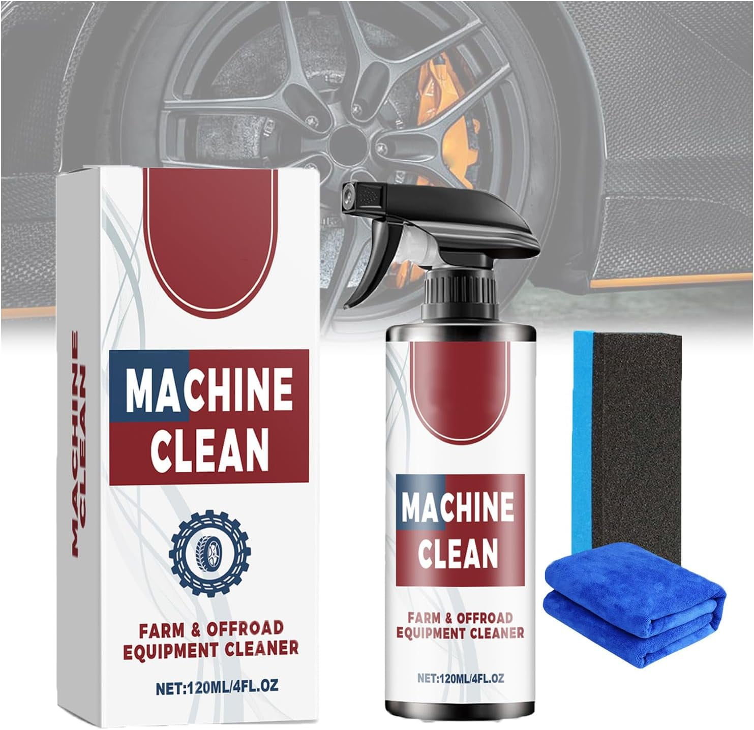 enkfyh Heavy-Duty Outdoor All Purpose Cleaner Spray, 120ml Machine ...