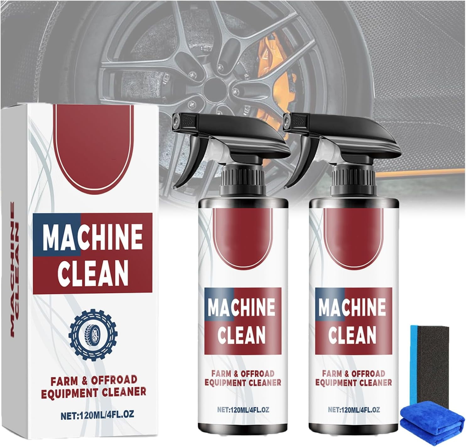 enkfyh Heavy-Duty Outdoor All Purpose Cleaner Spray, 120ml Machine ...