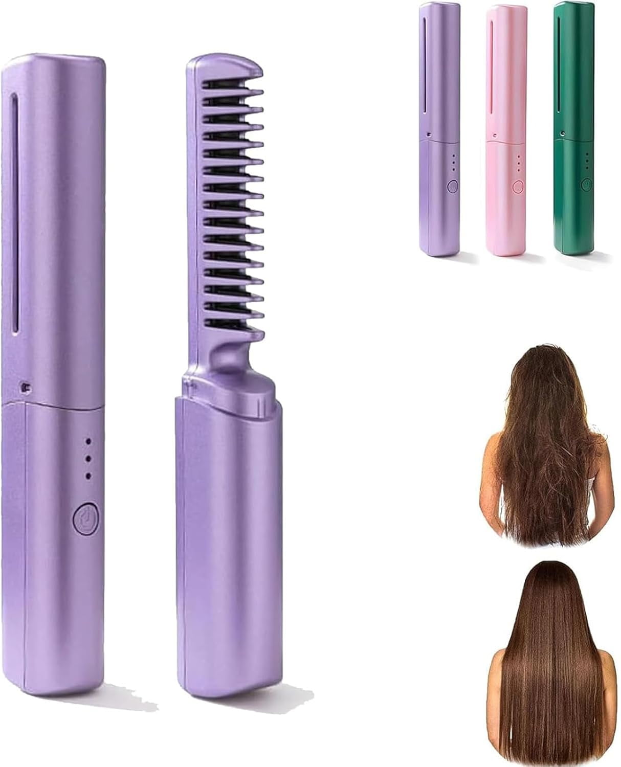 enkfyh Latest Hairdressing Comb, 2025 Ceramic Hair Dressing Comb ...