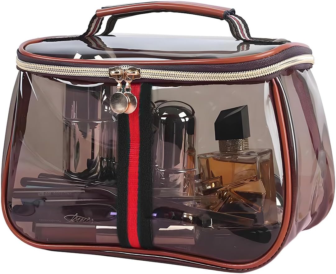 enkfyh New Retro Vintage Vanity Bag, Makeup Bags Large Capacity ...