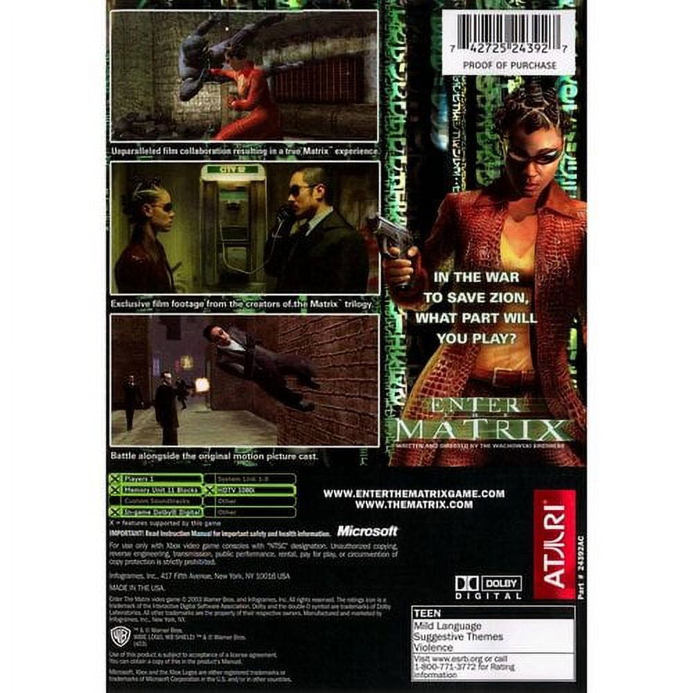 Enter The Matrix Game
