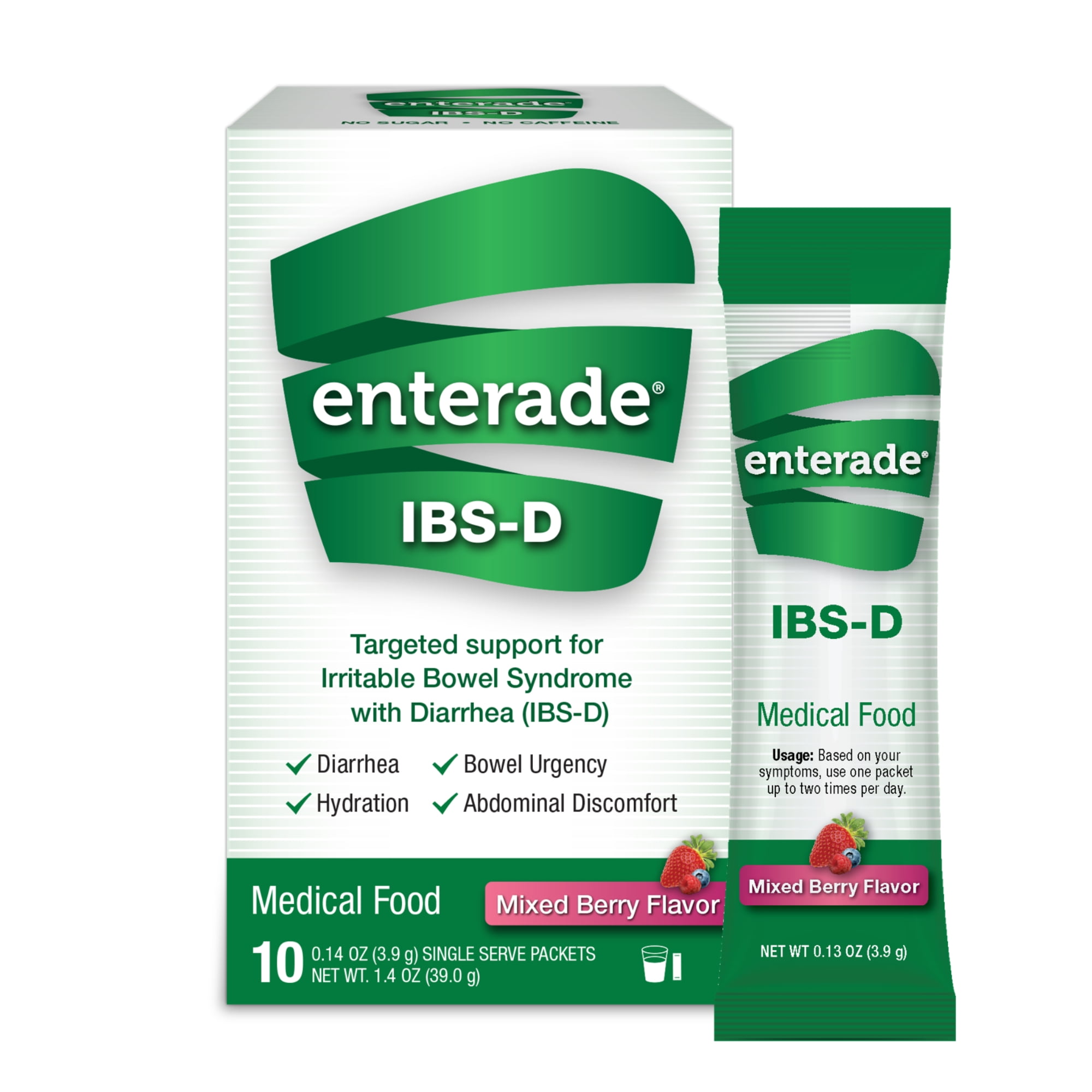 enterade IBS-D Oral Supplement Mixed Berry 0.14 oz. Packet 1 Ct ...