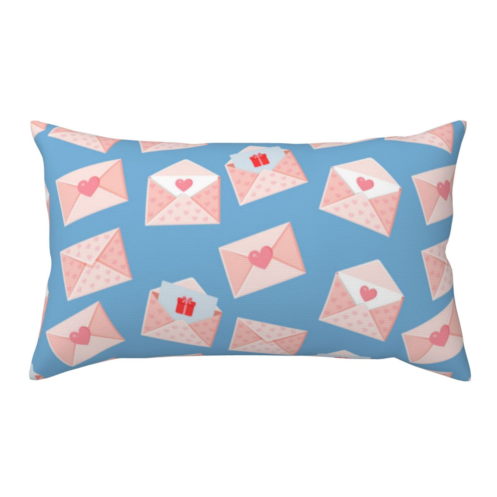 envelope Pattern pink Pillow Cases Standard Size, Soft Pillow Covers ...