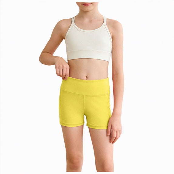 enyan Black Leggings Girls Girls Leggings Teen Yoga Pants Crossover V ...