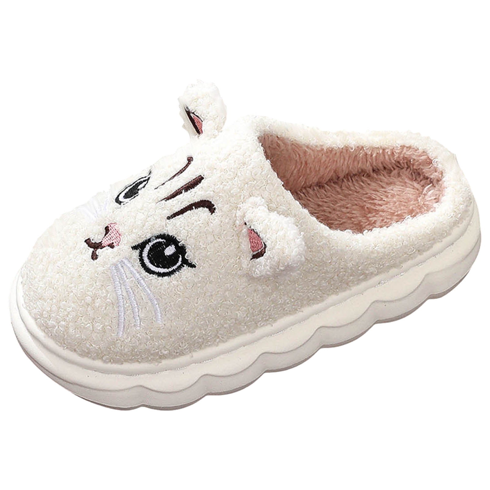 enyan Boy House Slippers Cute Fuzzy Animal Slippers for Girls Teens ...