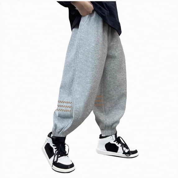 enyan Boys Sweatpants Boys Joggers Cotton Youth Active Soft Sweatpants ...