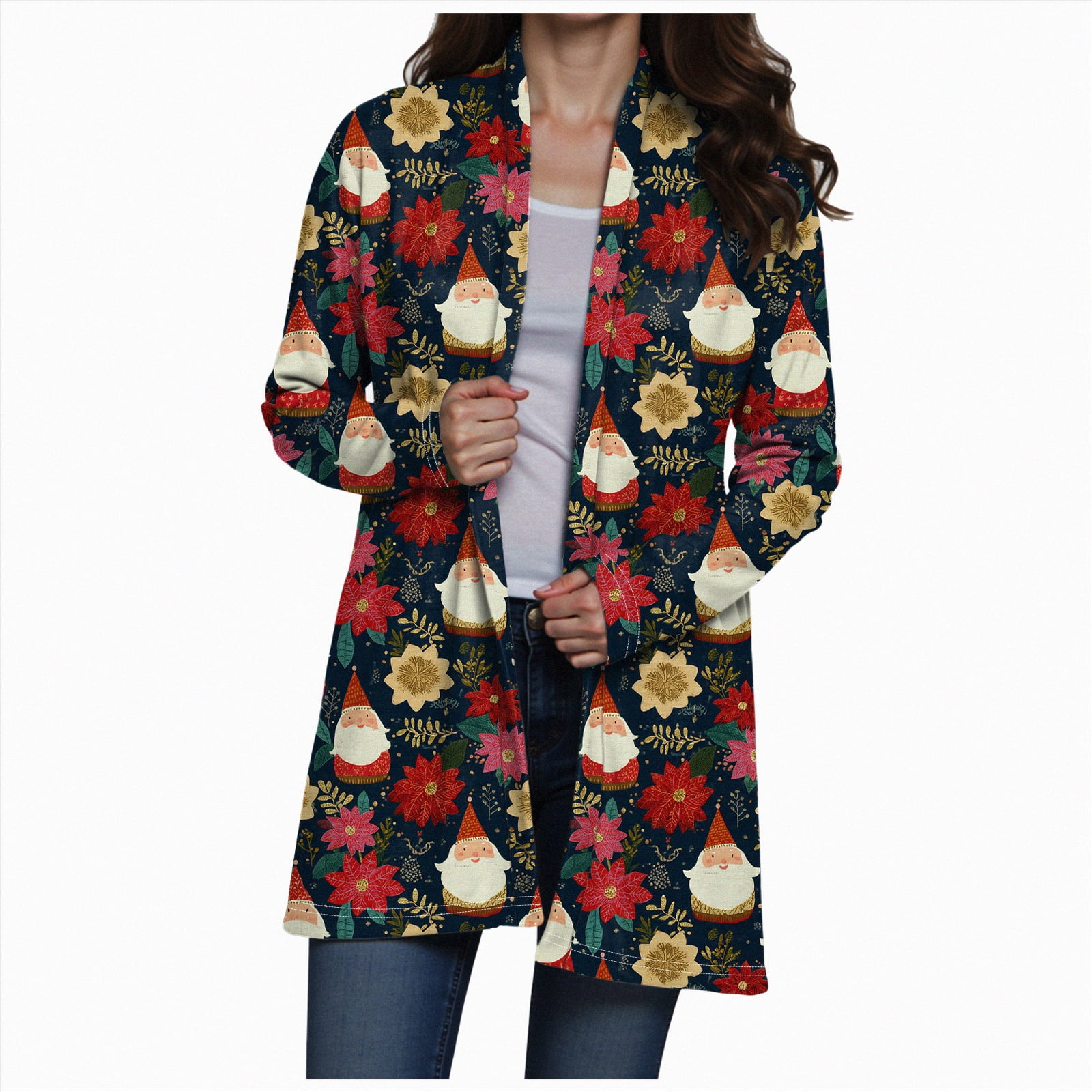 enyan Cardigan Women Women's Lightweight Long Sleeve Button Down Open ...