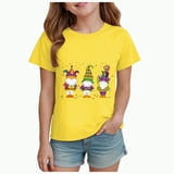 enyan Carnival Girl Tshirt Basic T Shirts for girls Short Sleeve Casual ...