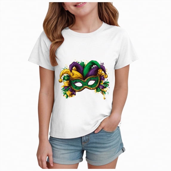 enyan Carnival T-Shirts for Girls T-Shirts for Girls - Short Sleeve ...